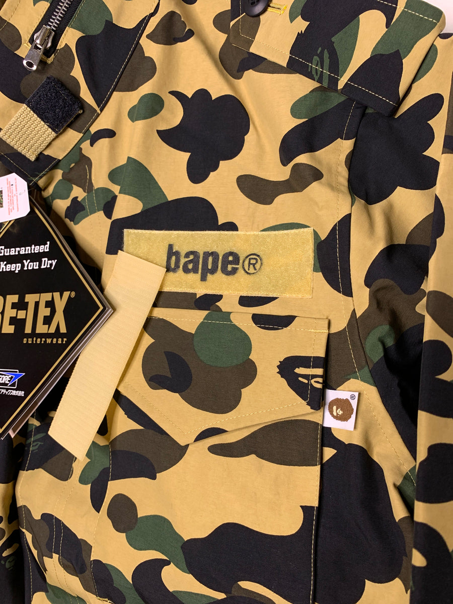 [DS!] BAPE | 2001 GORE-TEX 1st Camo M-65 Jacket (Yellow) | L (Fits XL ...